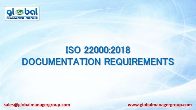 IMS Documentation Requirements As per ISO 9001,ISO 14001 and ISO 45001 ...