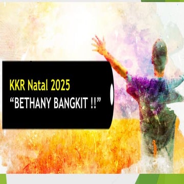 PPT Pembentukan panitia KKR 2025 di jakarta Gereja Bethany Nusantara.pptx