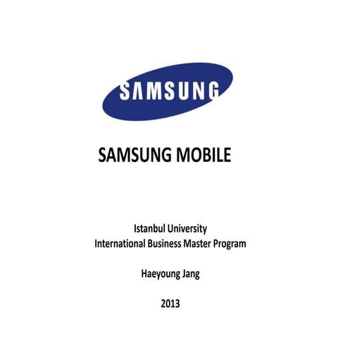 samsung mobile_successful companies | PPTX