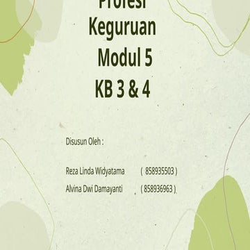 PPT PROFESI KEGURUAN MODUL 5 KB 3-4.pptx