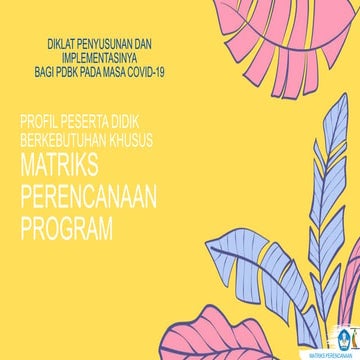 Profil dan matriks rev | PPTX