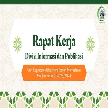 PPT Program kerja.pptx untuk devisi di ukm | PPTX