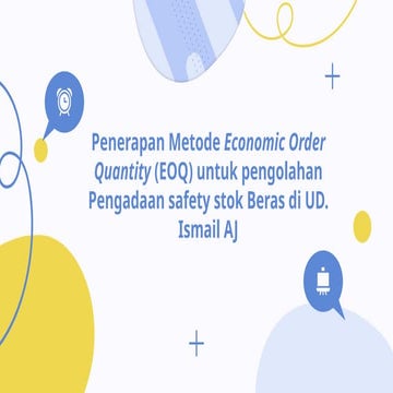 power point analisa dan penerapan model EOQ | PPTX