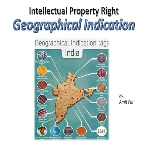 Ppt project geographical indication | PPTX