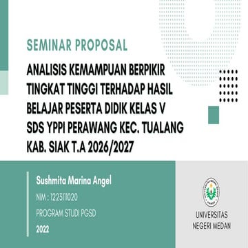 PPT PROPOSAL METODOLOGI PENDIDIKAN PDF PENDIDIKAN GURU SEKOLAH DASAR | PDF