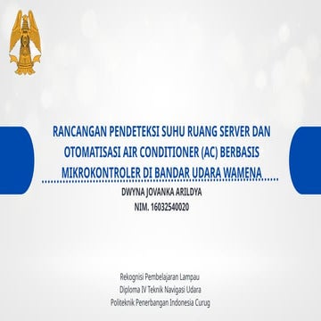 Rancangan Sistem Pendeteksi Suhu dan Otomatisasi AC Split Berbasis ...