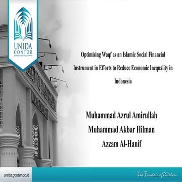 PPT_Prosiding yang disampaikan oleh Muhammad Azrul Amirullah dan ...