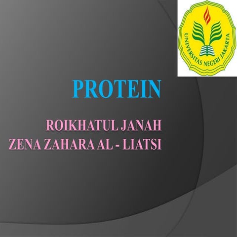 PROTEIN ROIKHATUL DAN ZENA | PPTX