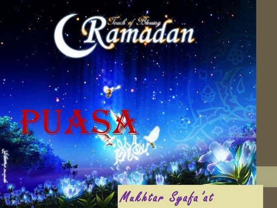 PPT Puasa Ramadhan | PPTX