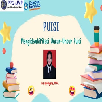 powerpoint mengidentifikasi unsur unsur puisi | PDF