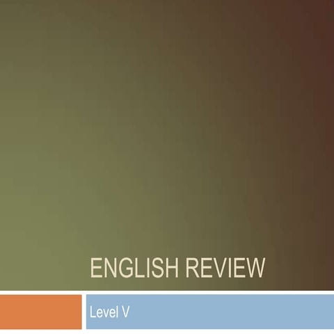 Power point the present progressive tense | PPT