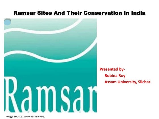 Ramsar Convention | PPTX | Geography | Science