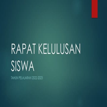 PPT Rapat Kelulusan 2023 sekolah menengah pertama.pptx