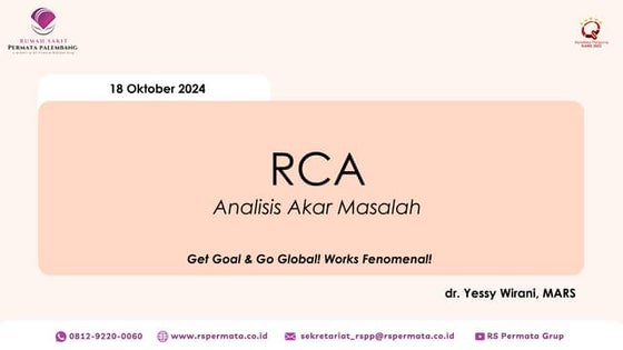 Root cause analysis ( analisa akar masalah ) | PPT