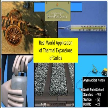 REAL WORLD APPLICATION OF THERMAL EXPANSION | PPTX