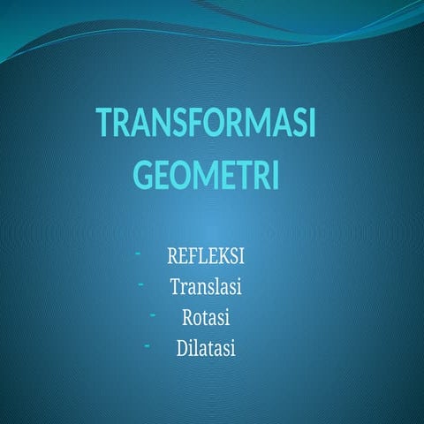 POWER POINT MATERI MATEMATIKA REFLEKS KELAS 9 SMP | PPTX