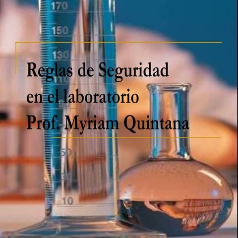 Símbolos de seguridad en el laboratorio | PPTX