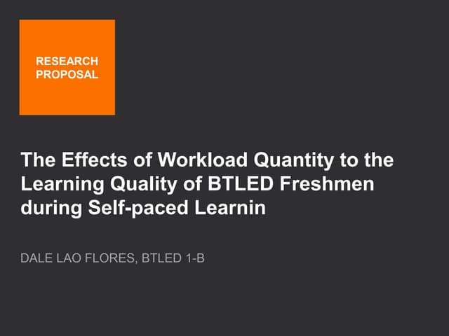 Workload Quantity vs. Learning Qualitypptx | PPT | Free Download Workload Quantity vs. Learning Qualitypptx | PPT | Free Download