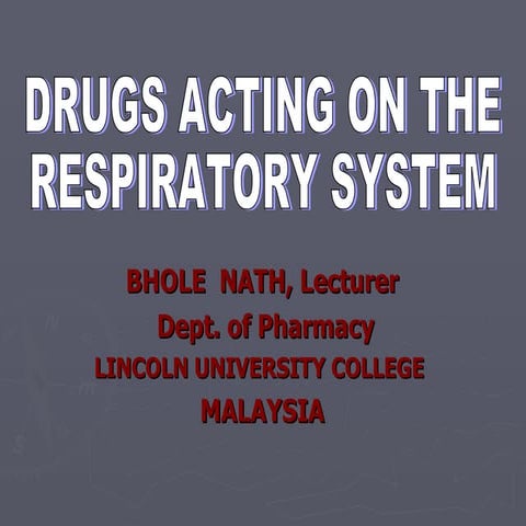 Ppt respiratory system | PPT