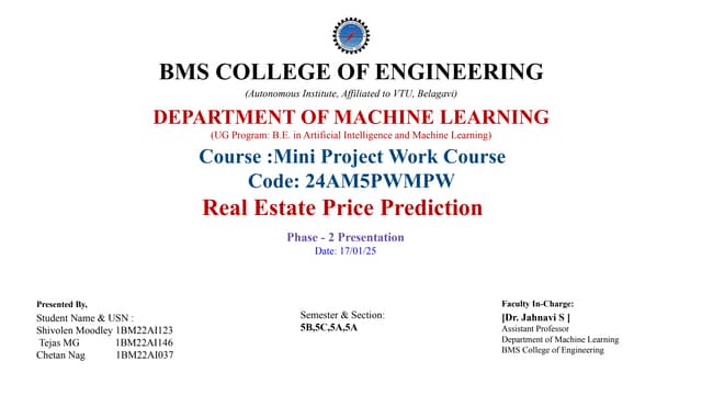 House price prediction | PPTX