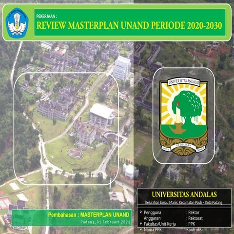 PPT Review Masterplan Unand 2020-2030 - 1 Feb 2021.pptx