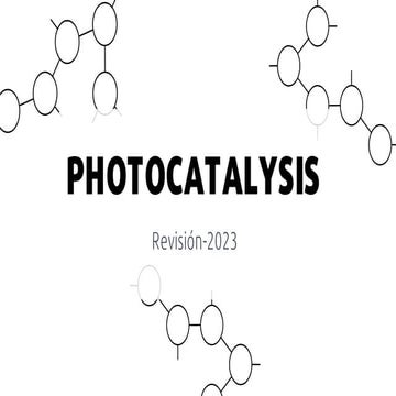 Presentacion prepa fotocatalisis nanomateriales | PDF