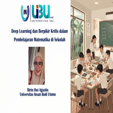 PPT_Critical Thinking & Deep Learning-Anis.pptx