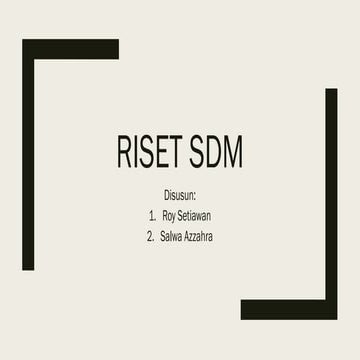 PPT Riset SDM _Roy Setiawan_Universitas Pamulang.pptx