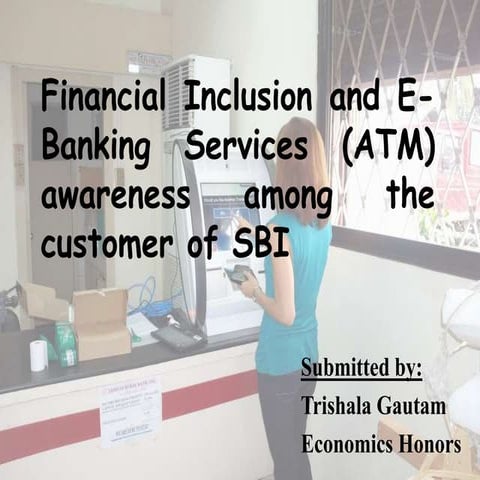 financial inclusion and E-banking | PPT