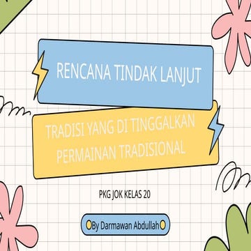 PPT RTL DARMAWAN PKG PJOK PEKANBARU RIAU | PPTX