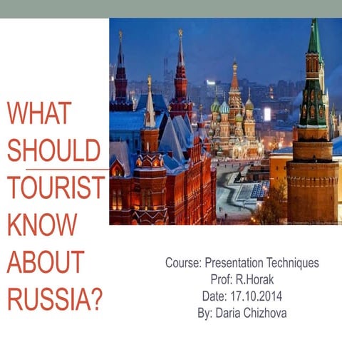 Russia for Tourists | PPTX