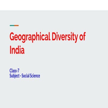 Geographical-Diversity-of-India.pptx/7th class /new ncert /samyans ...