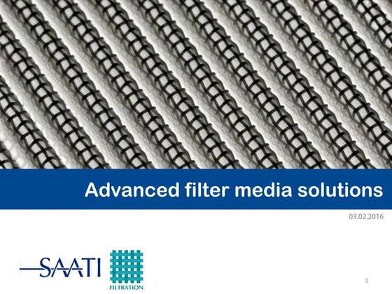 Saati ecofiltra polyester | PDF