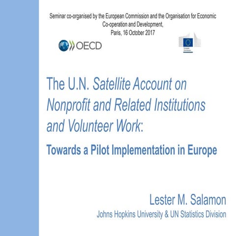 The UN Handbook on Nonprofit and Related Institutions and Volunteer ...