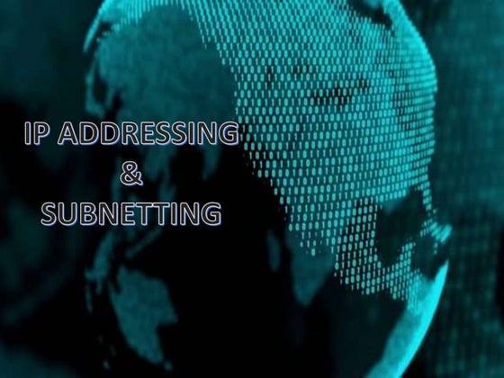 Basics of IP Addressing | PPT Basics of IP Addressing | PPT