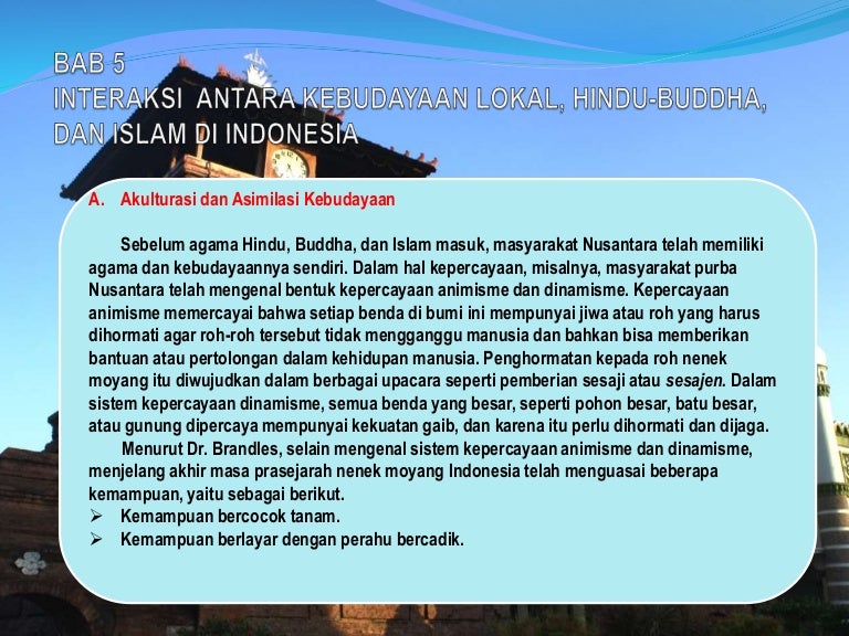 Akulturasi Budaya Hindu Budha Islam Akulturasi Budaya Hindu Budha Islam