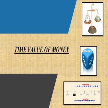 TIME VALUE OF MONEY | PPTX