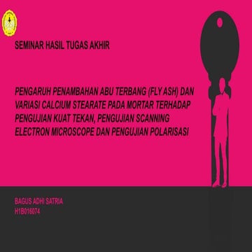 PPT SEMHAS Bagus Adhi Satria tentang Mortar | PPT