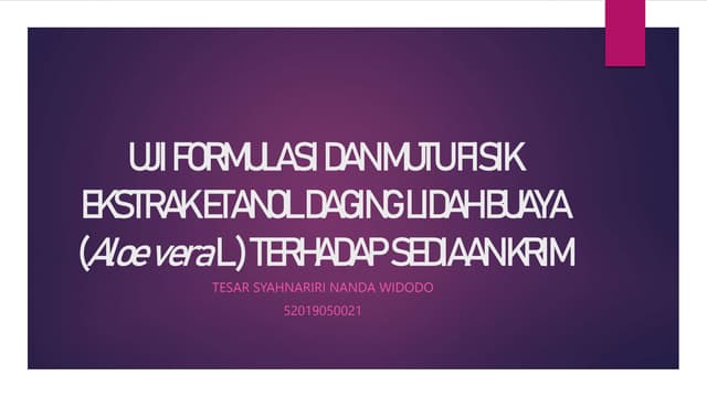 PPT Sidang Sempro dita.ppt SIDANG SEMPRO | PPTX