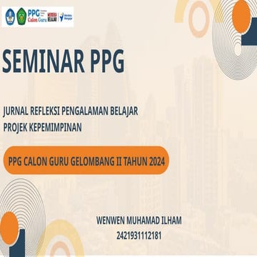 PPT SEMINAR PPG_(PK)_WENWEN.pptxbajananna | PPTX