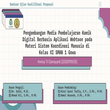 PPT sidang seminar proposal model kuantitatif | PPTX