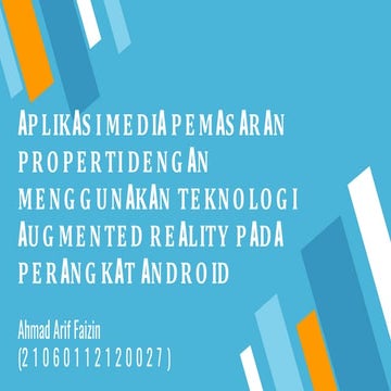 Ppt Seminar Ta Augmented Reality Pptx
