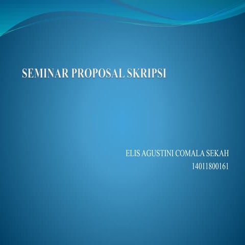 PPT SEMPRO ELIS AGUSTINI CS (14011800161).pptx