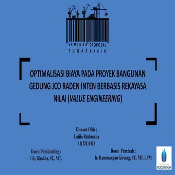 PPT SEMPRO MANAJEMEN KONSTRUKSI_MERCU BUANA | PPTX