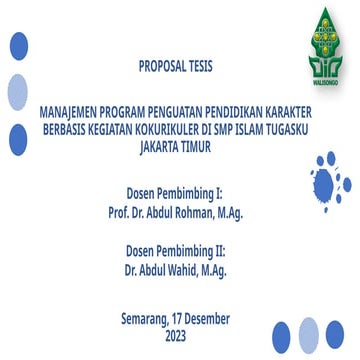 PPT SEMPRO RIFQI untuk model contoh pengajuan proposal | PPTX