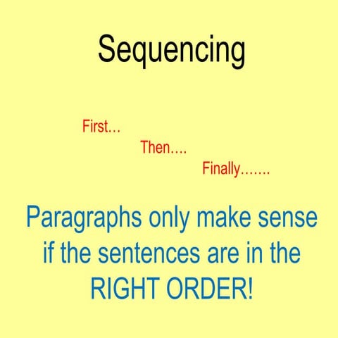 Ppt sequencing lesson 3 | PPT