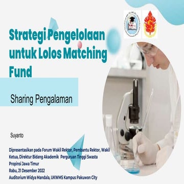 PPT Sharing pengalaman strategi pengelolaan Matching Fund.pdf