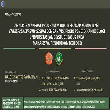 Analisis Manfaat Program MBKM Terhadap Kompetensi Entrepreneurship ...