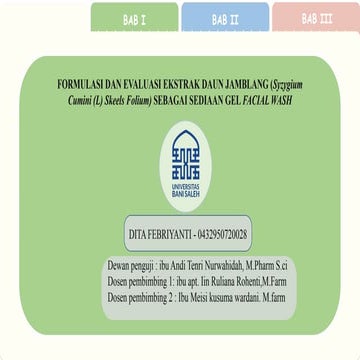 PPT Sidang Sempro dita.ppt SIDANG SEMPRO | PPTX