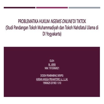 berikut adalah contoh PPT SIDANG SKRIPSI | PPSX